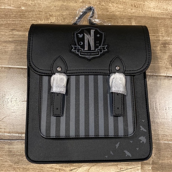 Wednesday Addams | Bags | Wednesday Nevermore Academy Backpack | Poshmark